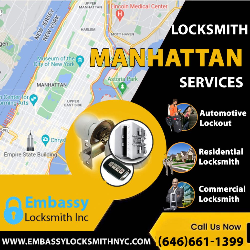 Emergency Locksmith in Manhattan for car, house lockout & office