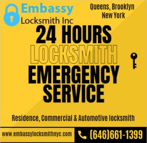 Emergency Locksmith in Queens, NY - Embassy Locksmith Inc
